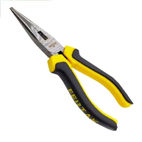 Alicate de bico meia cana 6 polegadas polido reto - FERTAK - Alicate de bico meia cana 6 ...