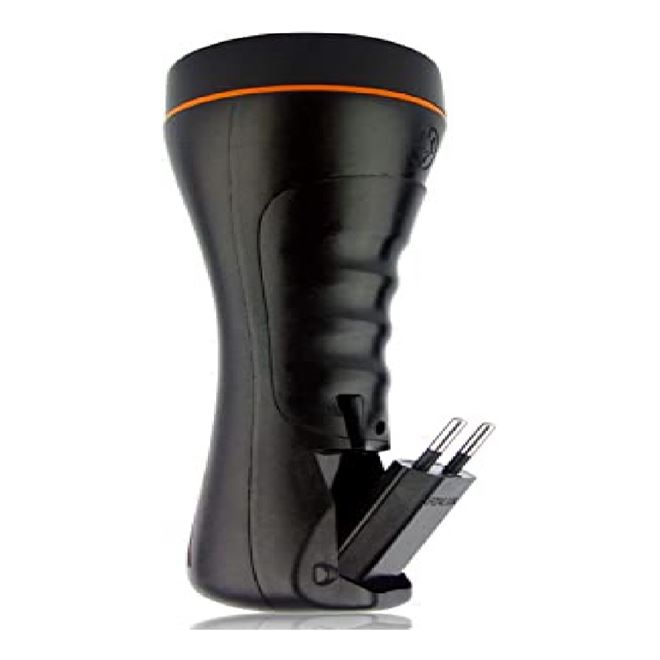 Lanterna 11 Leds Recarregável alto brilho Bivolt Plug Retrátil Dois ...