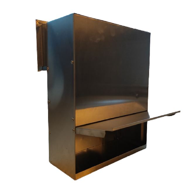 Caixa de correio alumínio Tipo Revista 35 x 27 x 12 - ZOLDE - Caixa de ...